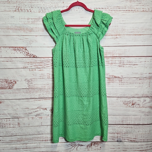 Rabbit Rabbit Rabbit | Dresses | Rabbit Rabbit Rabbit Green Eyelet ...